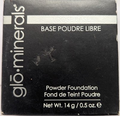 (AS IS - NO SEAL) Glo Minerals Loose Base Powder Foundation,0.5oz ...