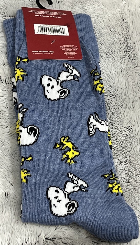 High Point Design Socks Size 10-13 Womens Peanuts Snoopy and Woodstock ...