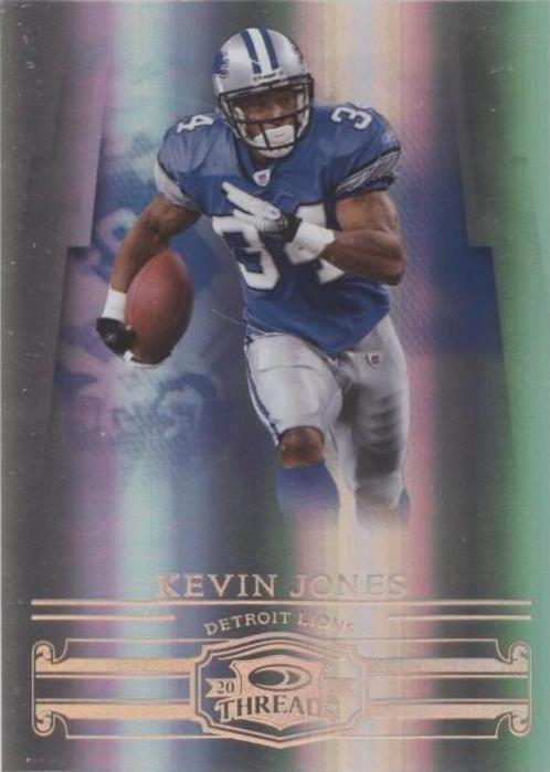 2007 Donruss Threads - Kevin Jones #87 Century Proof Bronze /250 for ...