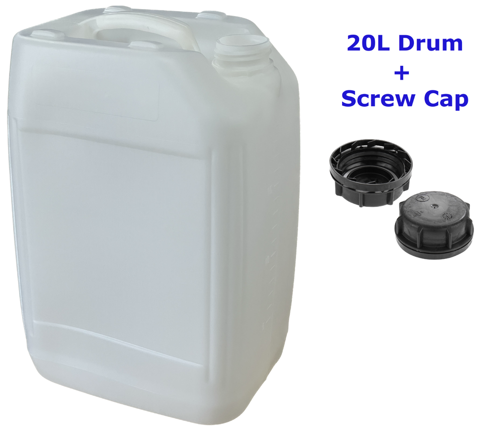 20 LITRE 20L JERRYCAN JERRICAN WATER CONTAINER FOOD SAFE DRUM SCREW TAP CAP PUMP | eBay UK