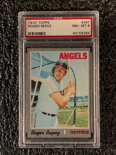 1970 Topps Baseball #397 Roger Repoz PSA 8 | eBay