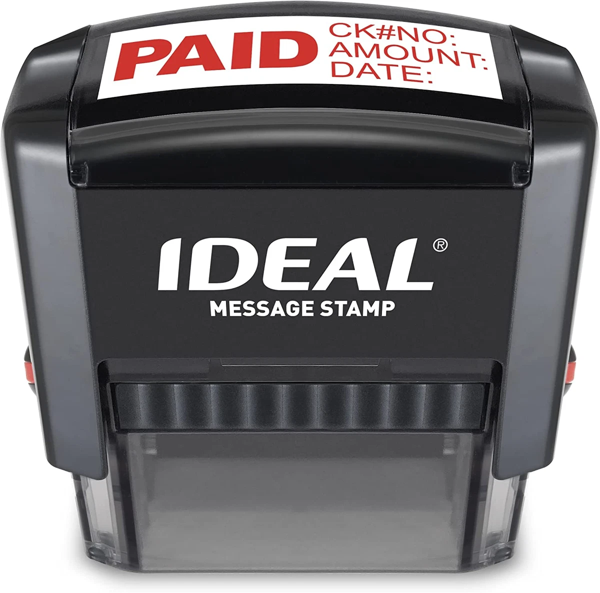 Paid Stamp With Date And Check Number