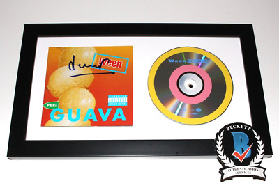 DEAN WEEN SIGNED FRAMED WEEN - PURE GUAVA CD COVER BOOKLET BECKETT COA ...