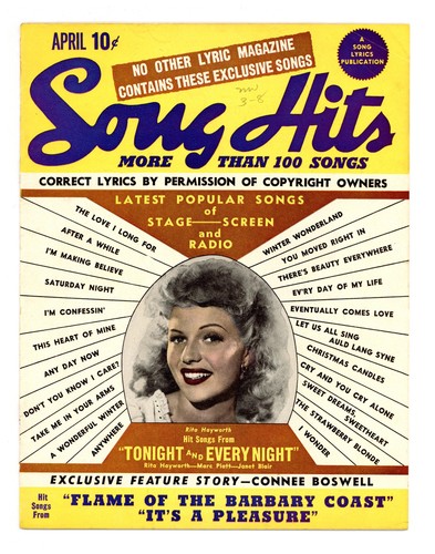 Song Hits Magazine Vol. 8 #11 VG 1945 Low Grade | eBay