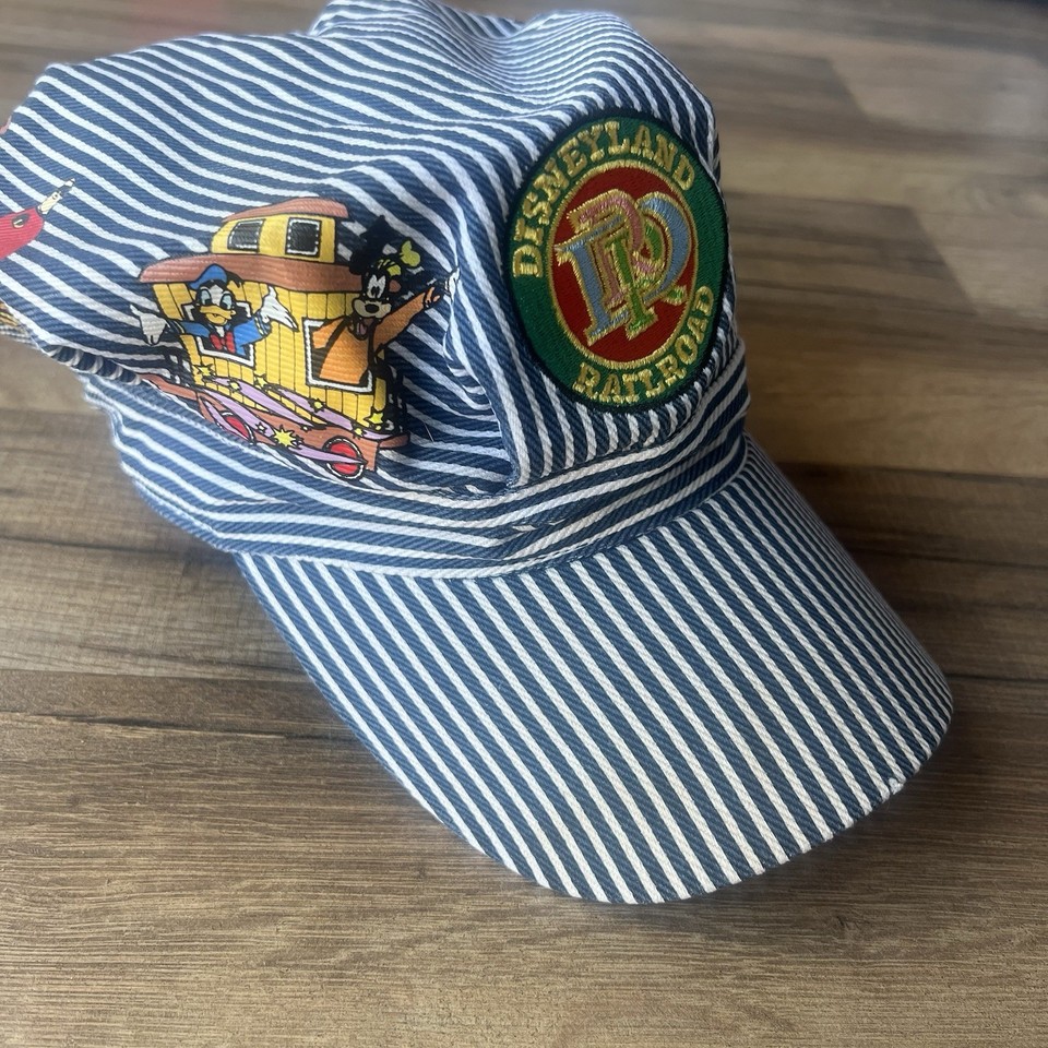 Disneyland Railroad Conductor Hat Blue Toddler Size Engineer Cap Train ...