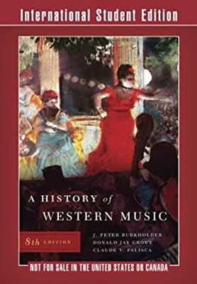 Histoire De La Musique Occidentale Broché D. J., Burkholder, J. Peter ...