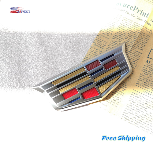 3D Silver & 3Color Rear Decklid Badge Emblem For XTS CT6 XT5 ATS 2015 ...