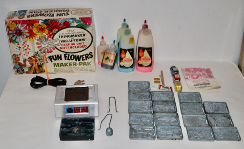 MATTEL vintage THINGMAKER Fun Flowers Creepy Crawlers lot set 1966 | eBay