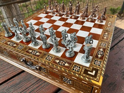 Vip Chess Set - Pearl Chessboard - Unique Chess Piece - Handmade Chess ...