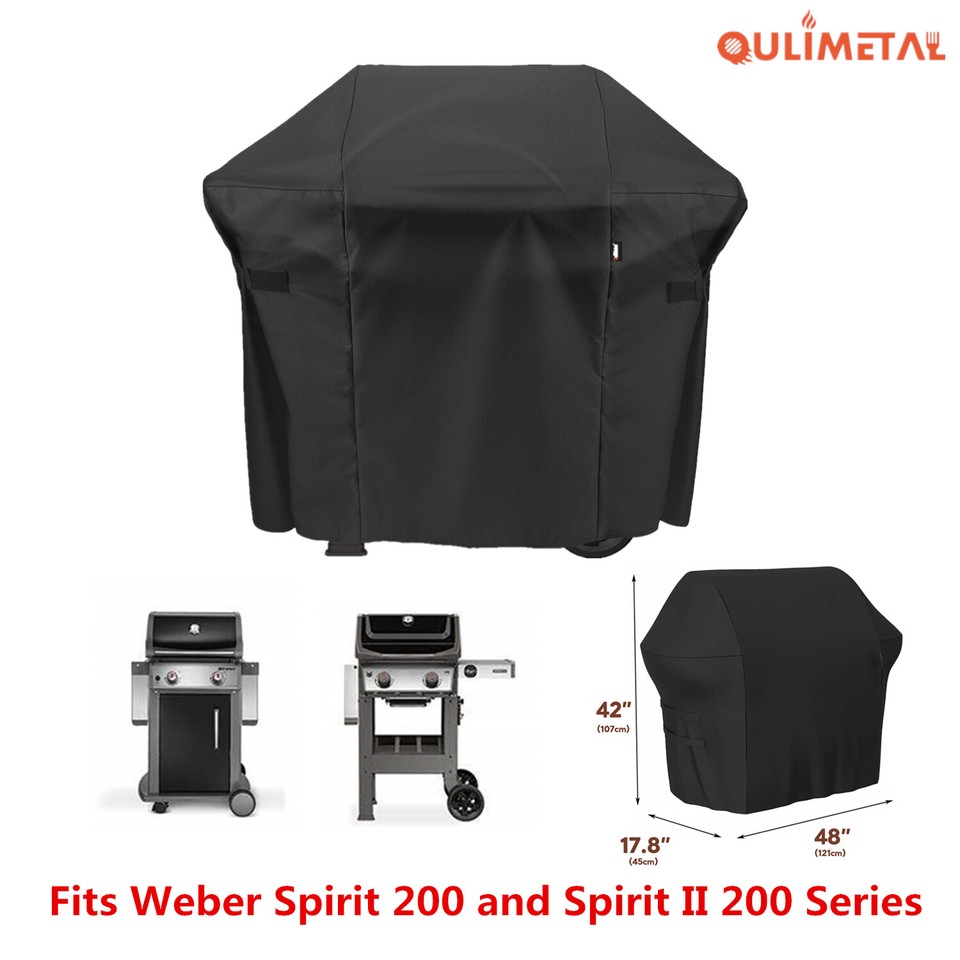 Heavy Duty 7138 Grill Cover for Weber Spirit 200 210 E200 E210 Series 2 ...
