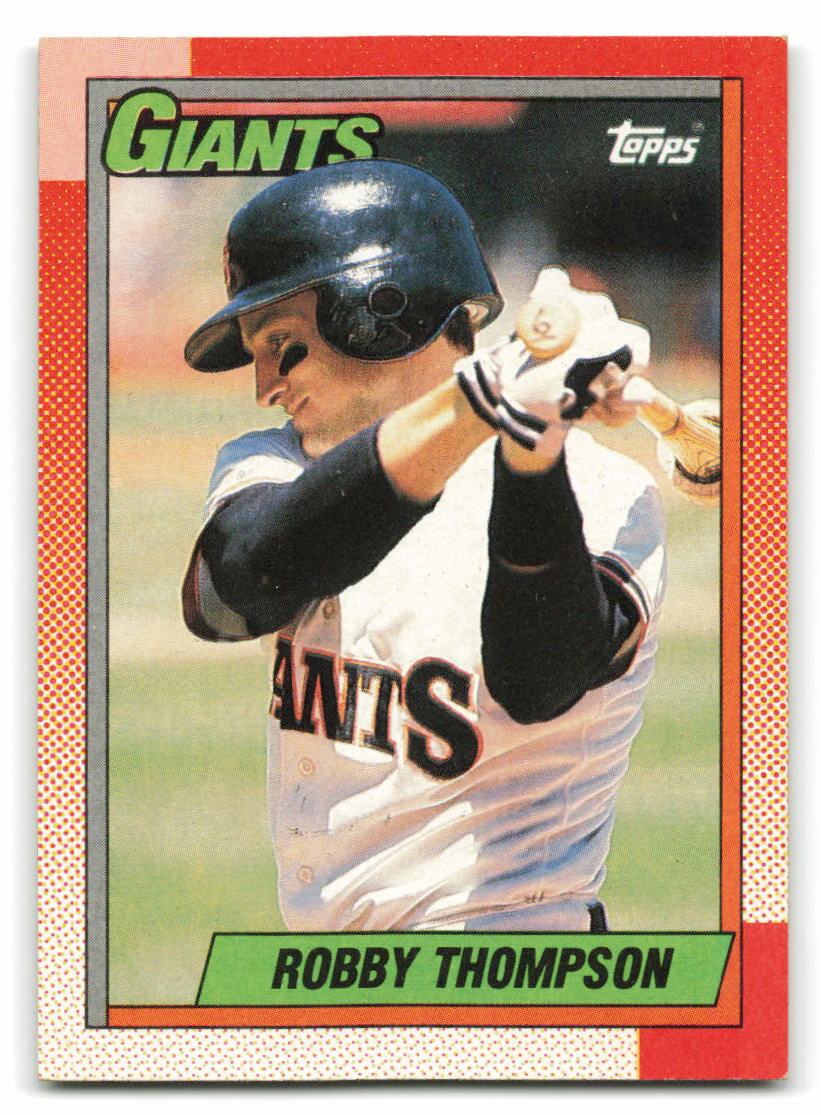 Robby Thompson 1990 Topps BASEBALL #325 San Francisco Giants + | eBay