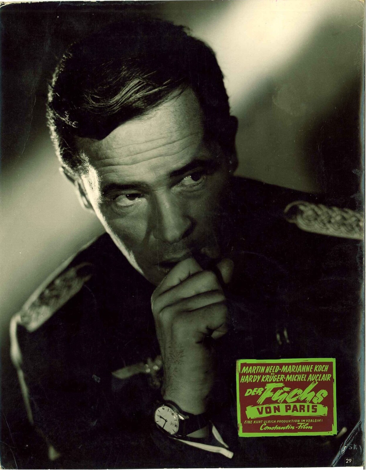 Der Fuchs von Paris AHF LC Portrait Martin Held, Marianne Koch, Hardy ...