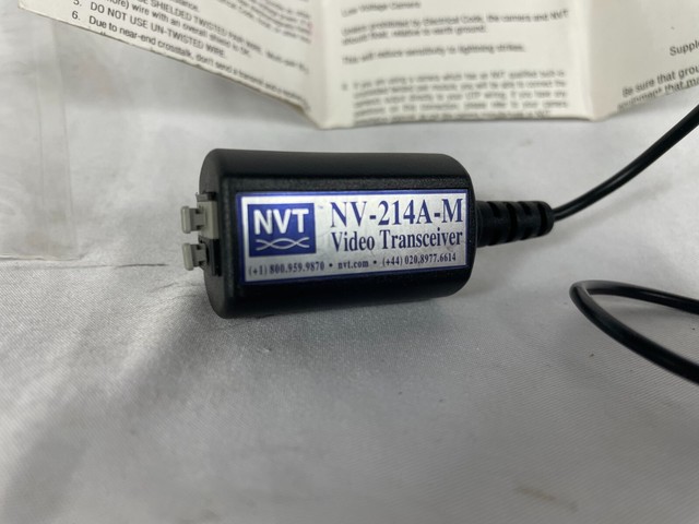 NVT Nv-214a-m Single Channel Passive Video Transceiver for sale online ...