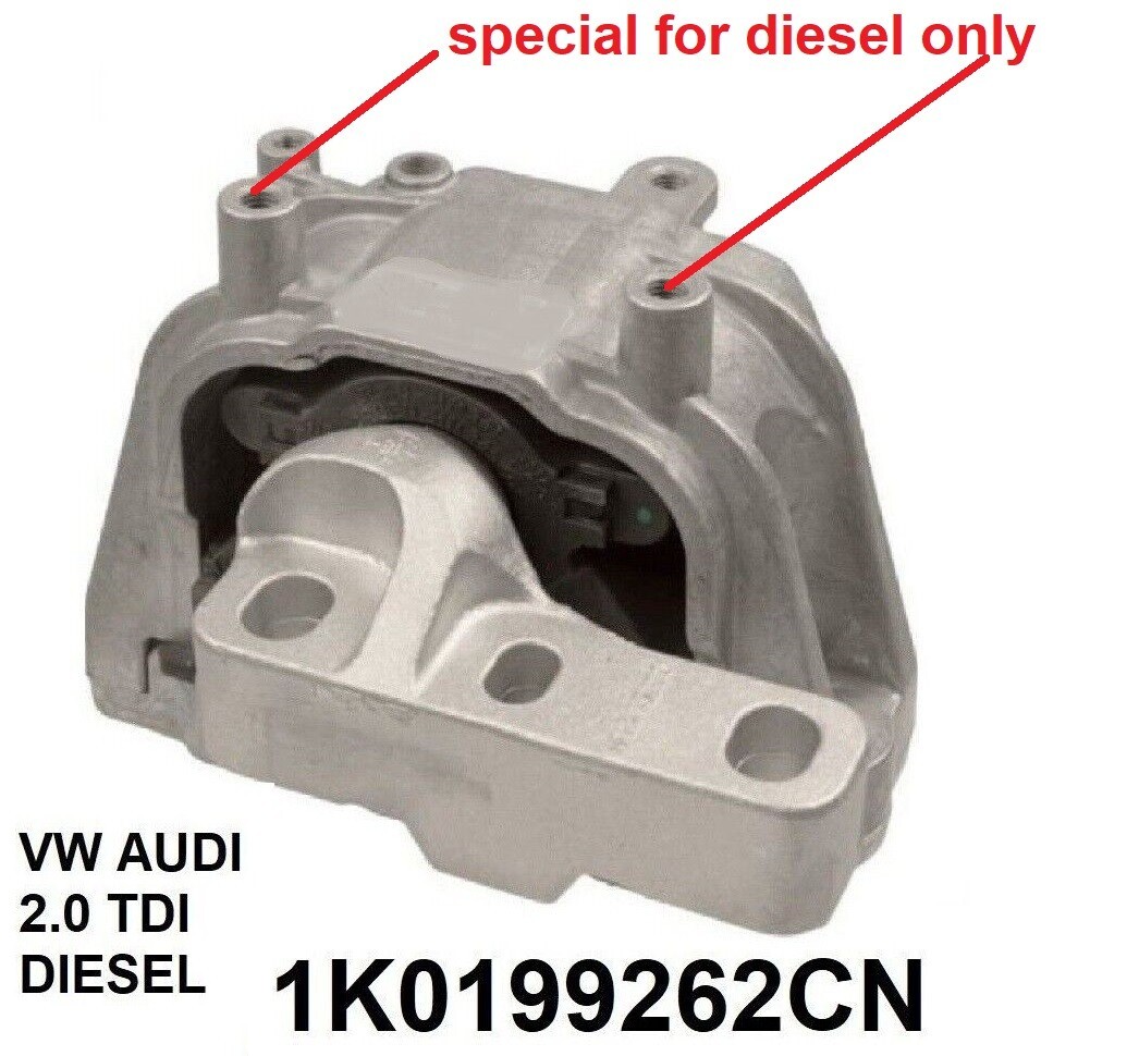 ENGINE MOTOR MOUNT RIGHT SIDE "only" FITS VW BEETLE GOLF JETTA 2.0 ...
