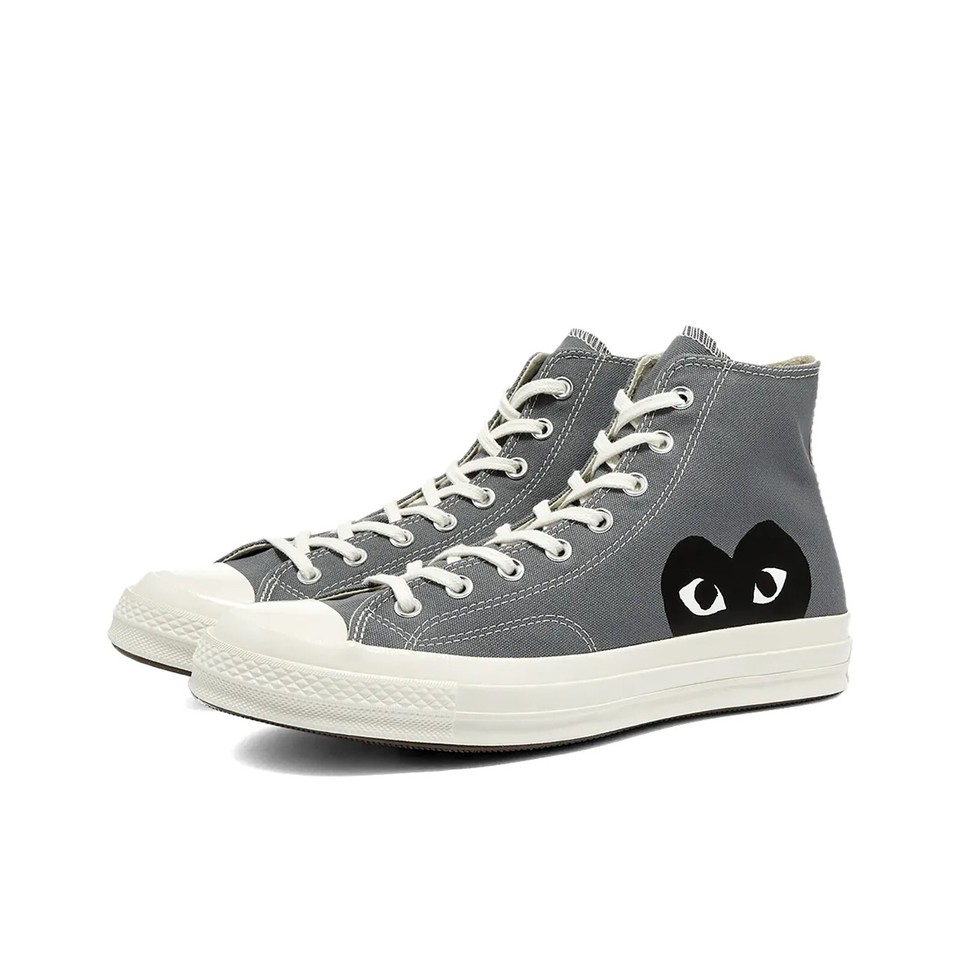 COMME DES GARCONS CDG PLAY CONVERSE GRAY HI UNISEX AZ-K122-001-1 | eBay