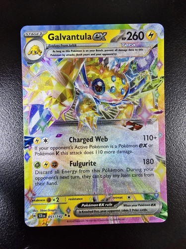 Galvantula EX 051/142 Full Art NM/M Stellar Crown Pokemon Card | eBay