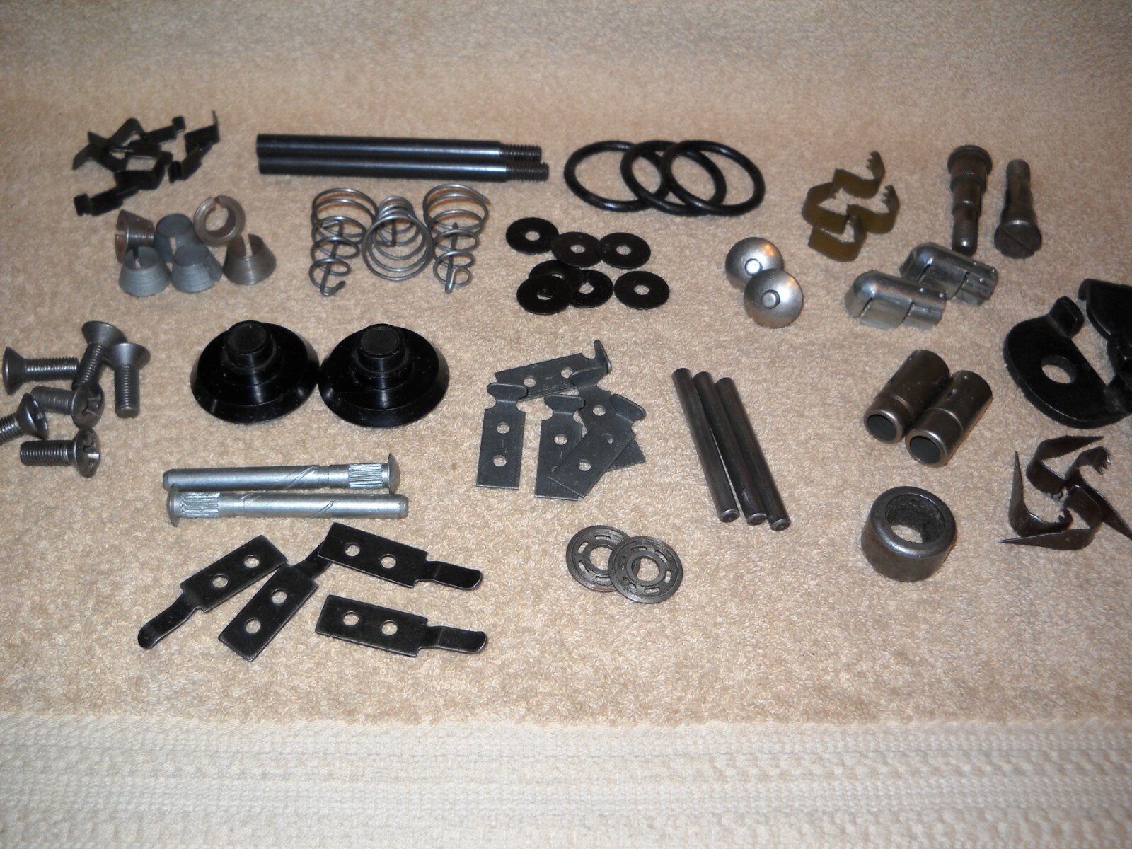 NOS Mopar 50's-70's Clips Washers Spacers Pins Springs Brackets Bolts ...