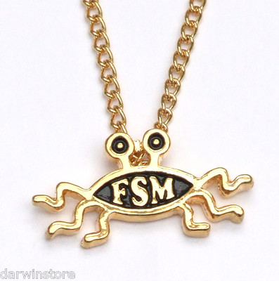 FSM Gold Effect Pendant/Necklace badge/emblem | eBay