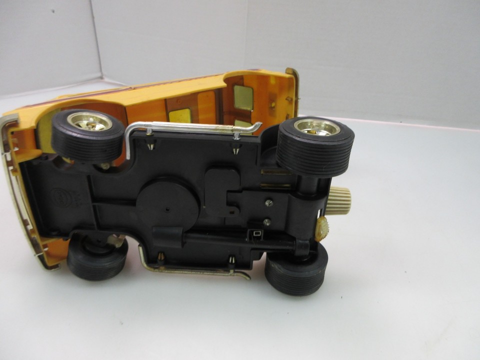 Vintage 1970's COX yellow Action Van Tether Car | eBay