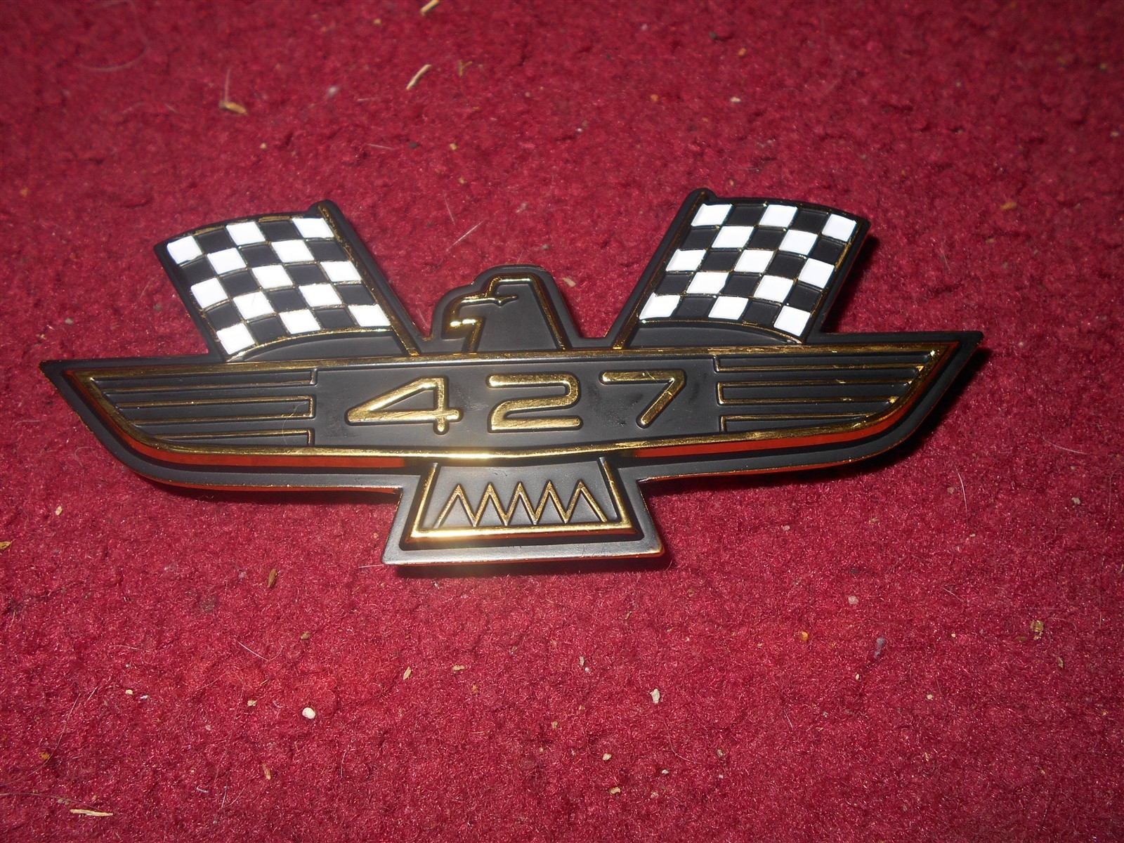 1963 1964 FORD GALAXIE 427 EAGLE PERFORMANCE BIRD EMBLEMS SET PAIR NEW ...