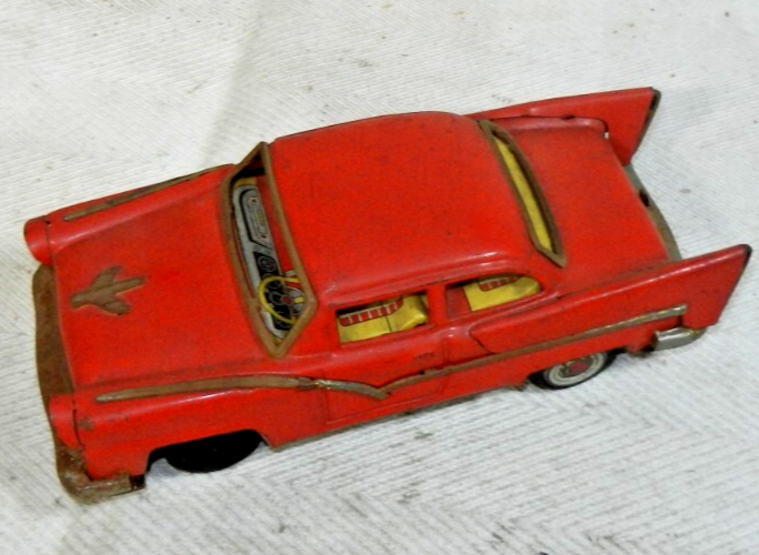 1954 Chevrolet Chevy Tin Lithographed Japan Friction Car - READ PLEASE ...