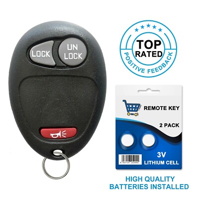 Keyless Car Remote For 2006 - 2010 Hummer H3 2002-2007 Buick Rendezvous ...