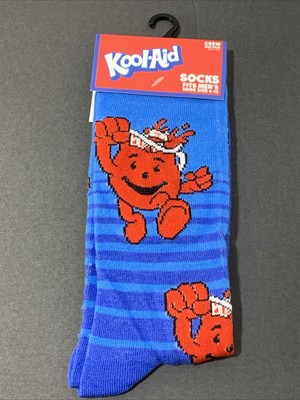 Kool-Aid Men's Novelty Crew Socks 1 Pair Shoe 6-12, Kool Aid | eBay