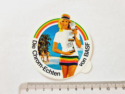 Adhesive Basf Die Chrom-Echten Sticker Autocollant Aufkleber Vintage ...