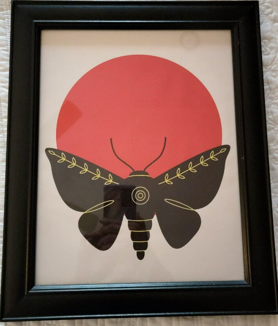 Sunshine Moth Framed Print by Jason Stanley Contemporary 13"×11" EUC | eBay
