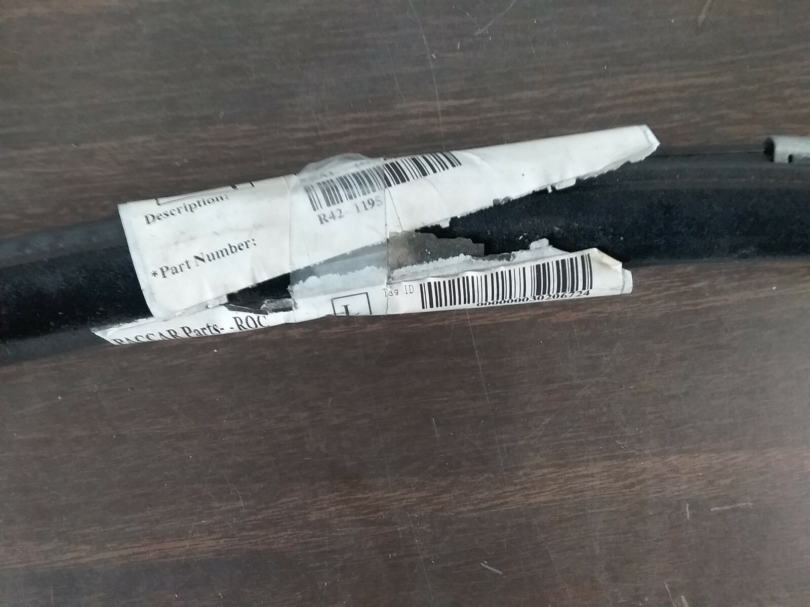 Genuine Paccar Kenworth R42-1195 Innerbelt Seal Window Track for sale ...