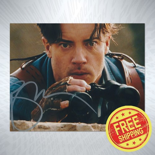 Brendan Fraser Autograph Reprint Signed 8x10 Photo Signature Poster BUY ...