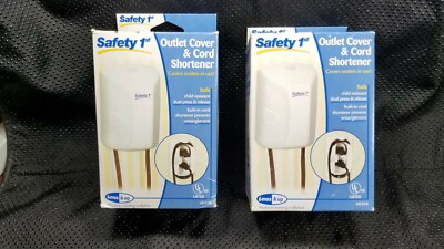 Safety 1st Outlet Cover With Cord Shortener For Baby Proofing (Pack of ...