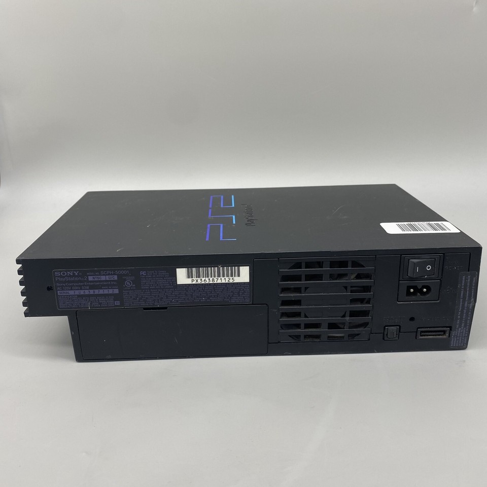 Sony PlayStation 2 PS2 Black SCPH-50001 ONLY Console -C | eBay