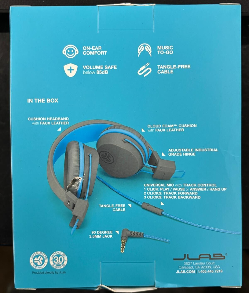 JLab JBuddies Studio Wired Kids Headphones On-Ear, Volume Limiter | eBay