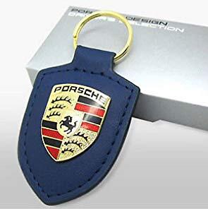 Porsche Crest Keychain Blue PORSCHE Official Selection | eBay