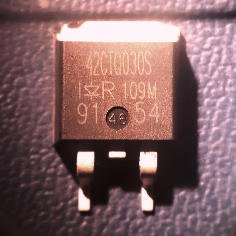 50X 42CTQ030S DIODE SCHOTTKY RECTIFIER 30V 40A D2PAK - NEW OLD STOCK ...