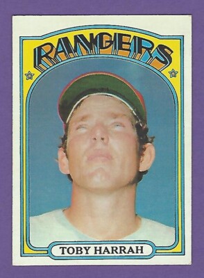 1972 Topps - #104 Toby Harrah - Texas Rangers - ExMt+ CENTERED | eBay