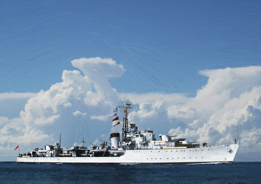 HMS WAKEFUL - LIMITED EDITION ART (25) | eBay