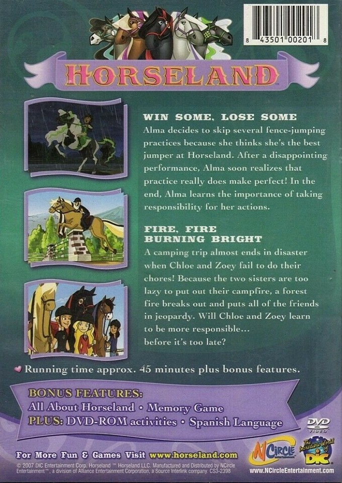 HORSELAND TAKING THE HEAT (dvd) **********disc only***************** | eBay