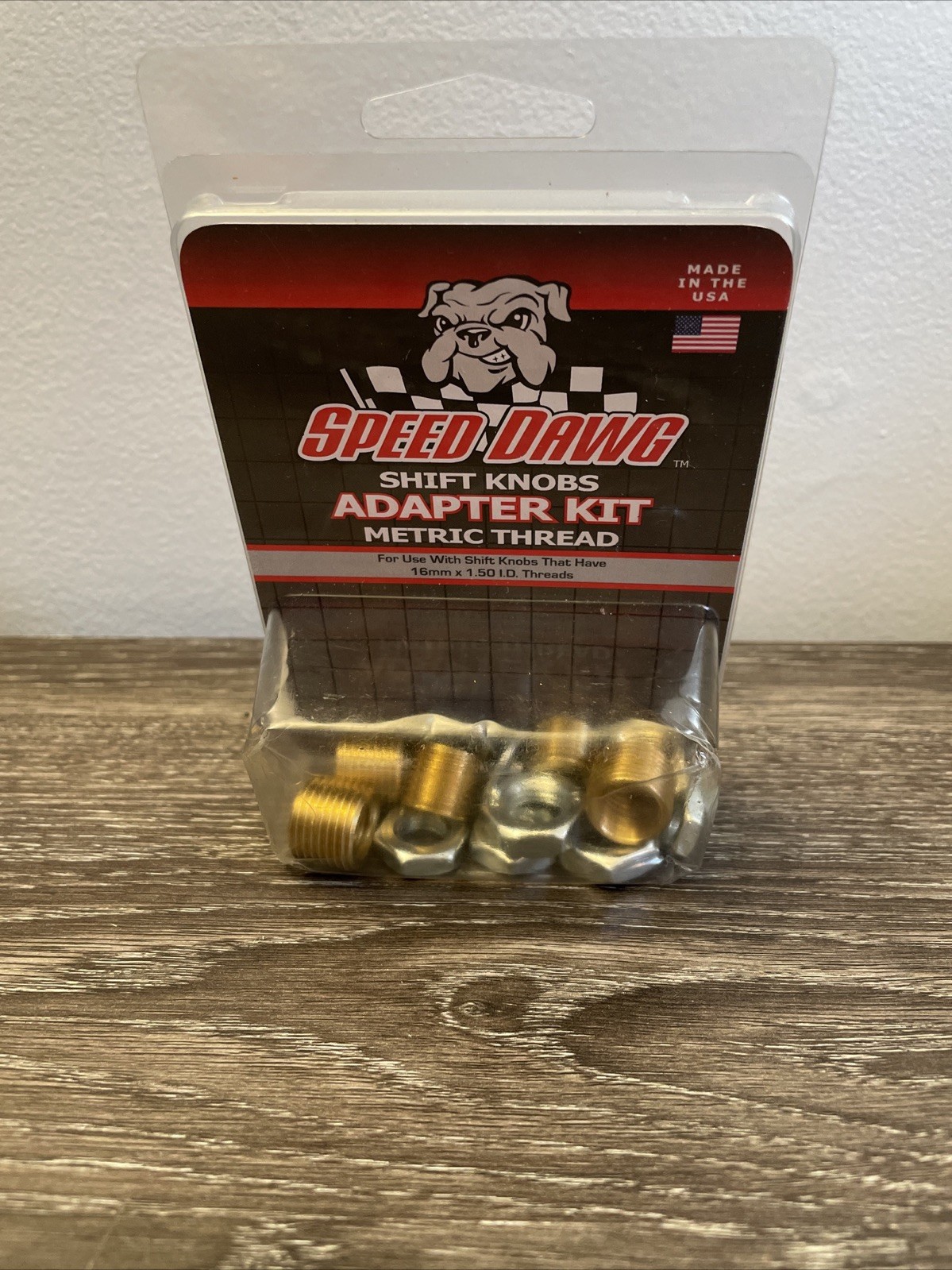 Speed dawg SHIFT KNOB ADAPTOR STANDARD THREAD JAM NUT AND REDUCER 6 ...