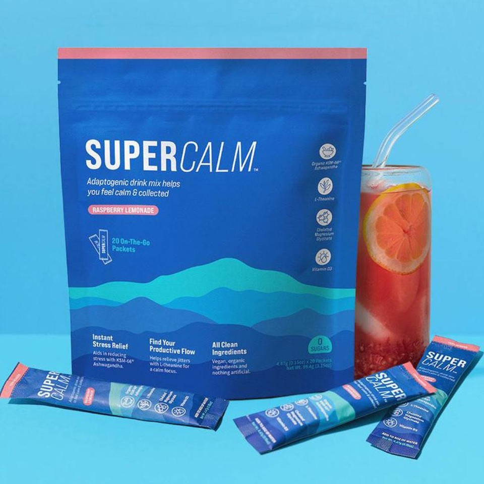 Supercalm·Powdered Drink Mix Supplements-for Relaxation & Focus No ...