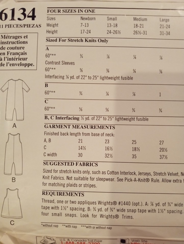 Infant Baby Boy Baby Girl Sewing Pattern NB-Lrg Romper Dress New Look ...