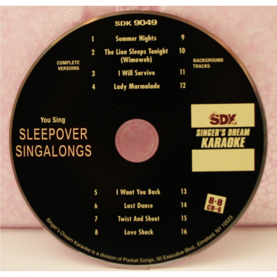 KARAOKE PARTY CLASSICS, THE 70's SLEEPOVER HITS CD+G SINGER'S DREAM 4 ...