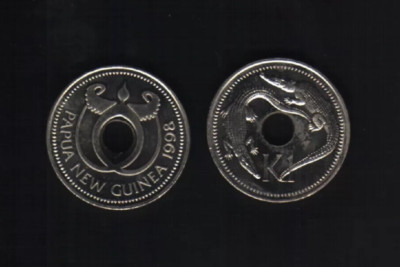 Papua New Guinea 1 KINA KM-6 1998 x 1 Crocodile UNC Papuan World ...