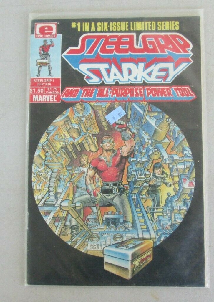 Steelgrip Starkey #1 July 1986 Epic Marvel Comics FIRST ISSUE | eBay