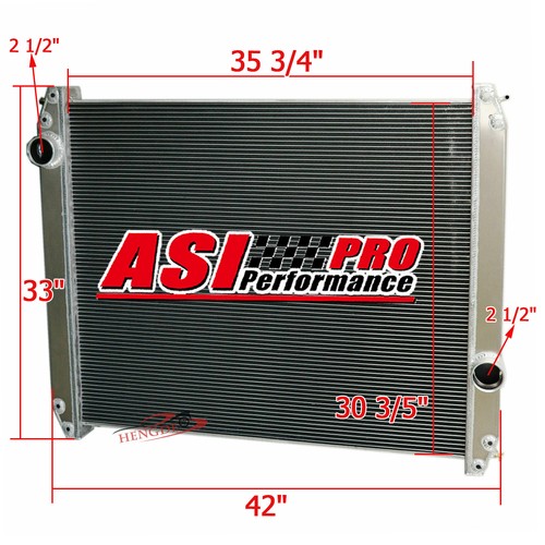 3 Row Aluminum Radiator For 1997-2006 2004 Freightliner Columbia FL70 ...