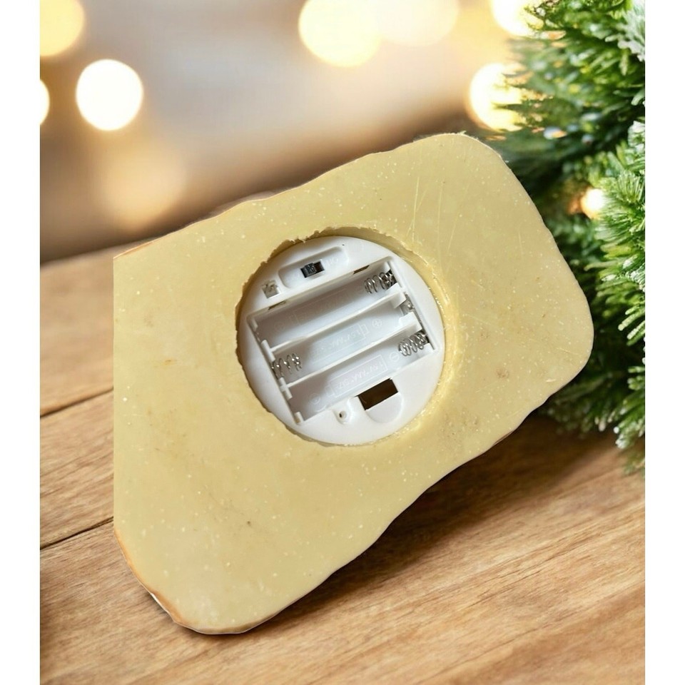 Peppermint Square Lighted Gingerbread Houses & Tree Pink White & Brown ...