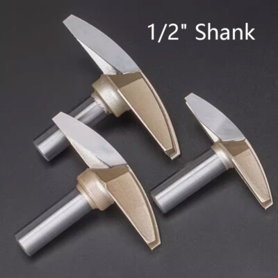 1/2" Shank Thin Round Bottom Router Bits Milling Cutter For Woodworker ...