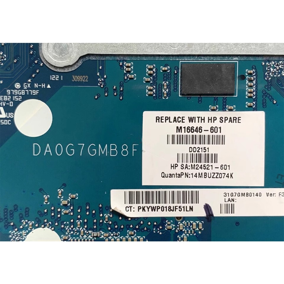 For HP PAVILION 14-DV i5-1135G7 Motherboard DA0G7GMB8F0 M16646-601 ...