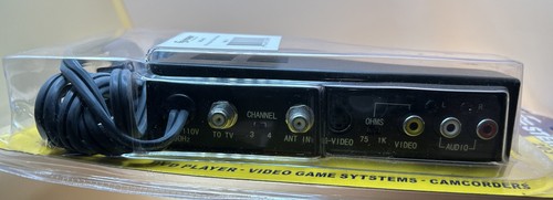 Steren 203-101 Video RF Modulator Channels 3 & 4 With S-VHS Input For ...